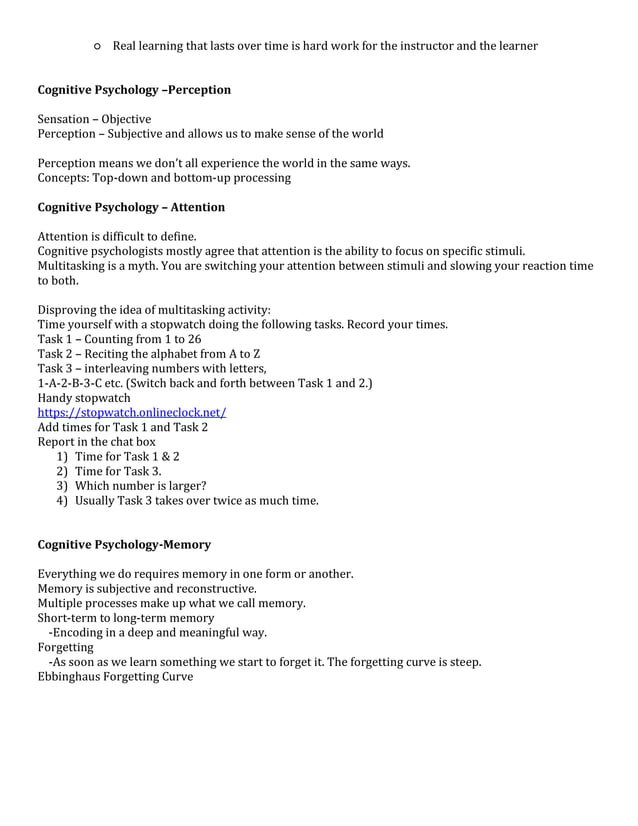 What Works? Applying Evidence-Based Teaching and Learning Practices in D2L Brightspace | PDF