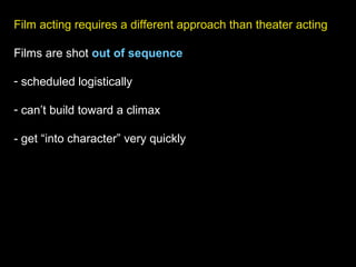 Acting and Drama Powerpoint | PPT