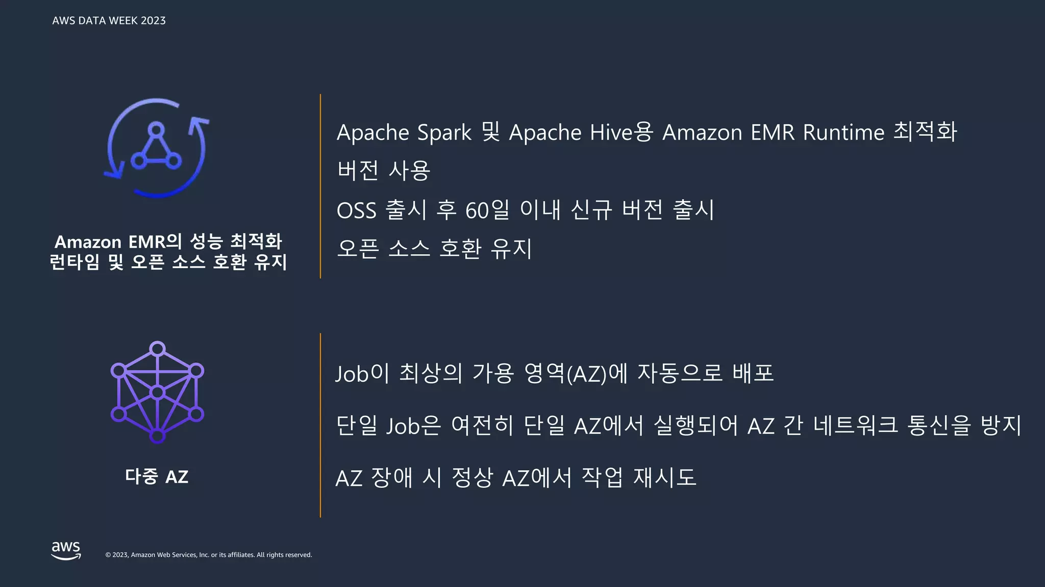 Amazon EMR - Enhancements on Cost/Performance, Serverless - 발표자: 김기영 ...