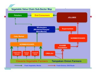 NRT 2011: Vegetable Value Chain - NorMinVeggies in Mindanao | PDF