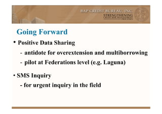 NRT 2011: Negative File Information System for Rural Banks | PDF