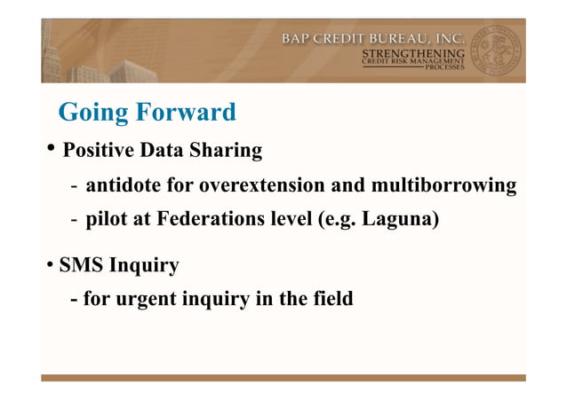 NRT 2011: Negative File Information System for Rural Banks | PDF