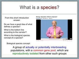 D2 species and speciation | PPTX