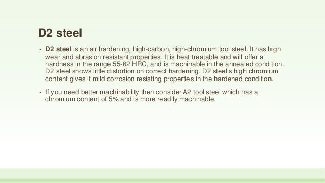 D2 steel properties