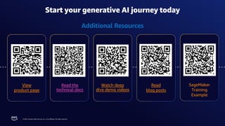 [D2T2S04] SageMaker를 활용한 Generative AI Foundation Model Training and Tuning | PPT
