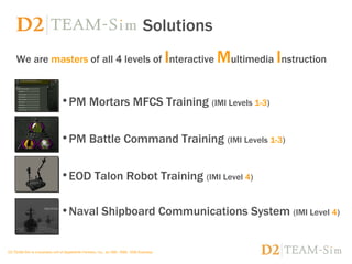 D2 Team Sim Brief | PPT