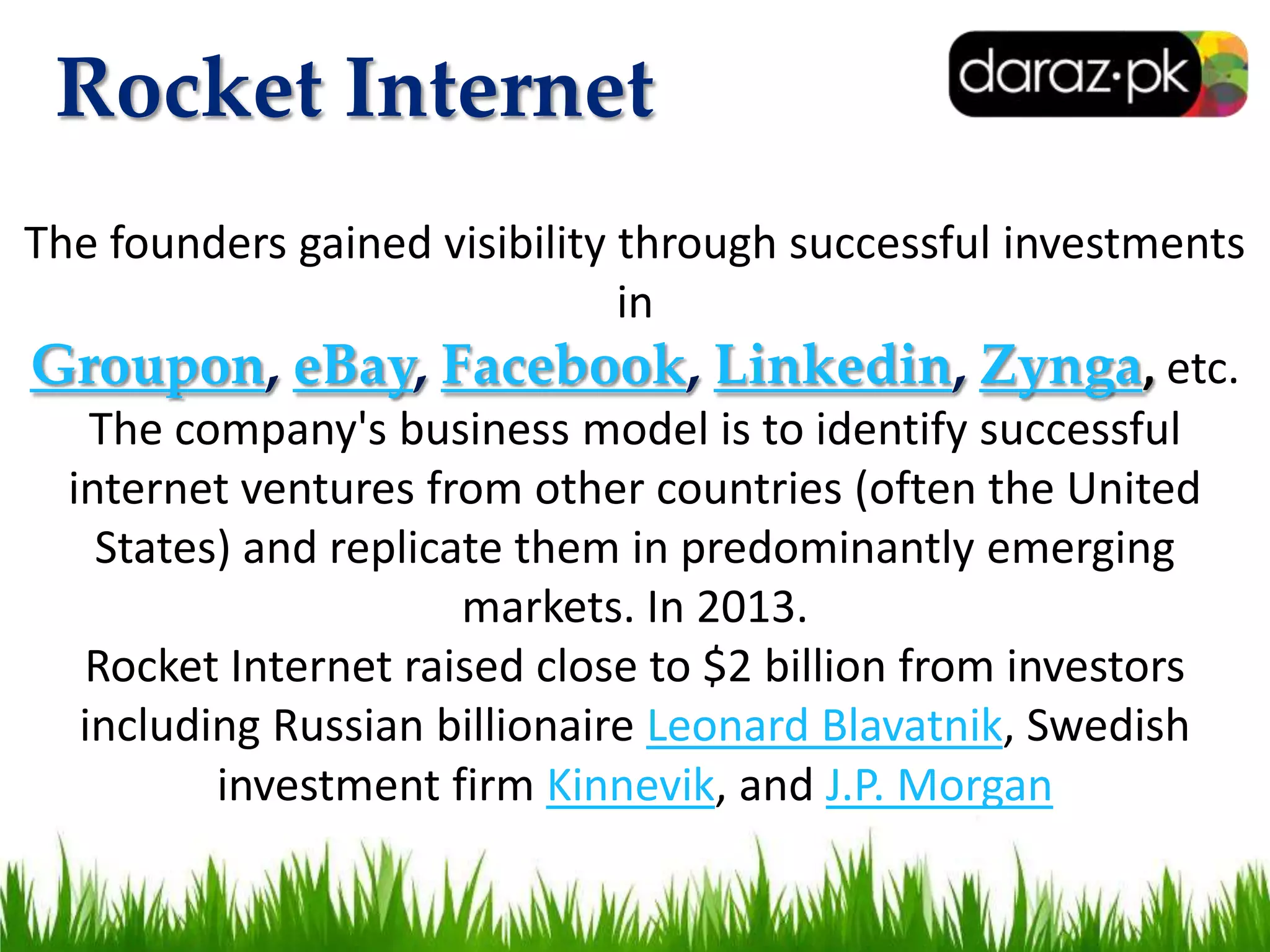 Daraz.pk (Business Model) | PPTX
