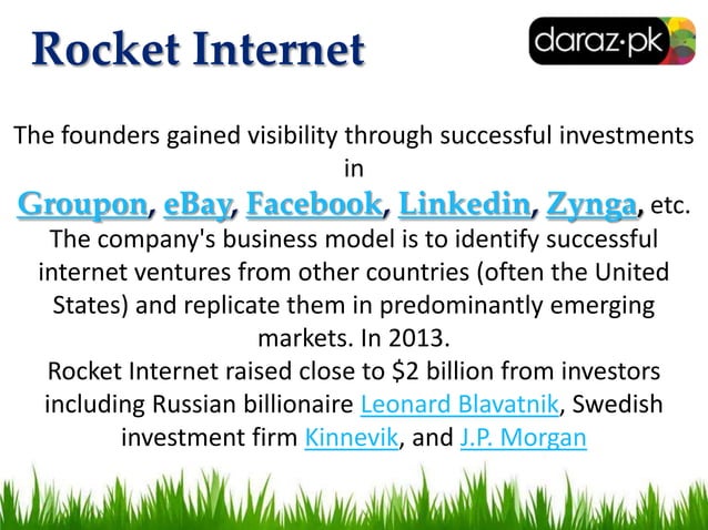 Daraz.pk (Business Model) | PPTX