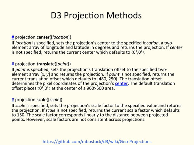 D3 Mapping Visualization | PPT
