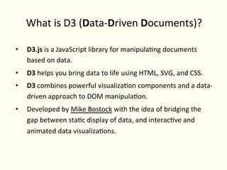 D3 Mapping Visualization | PPT