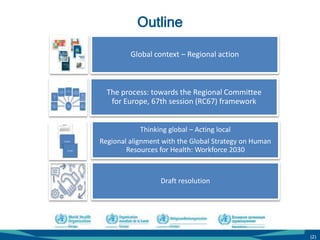 Making it real: framework for action for a sustainable health workforce ...