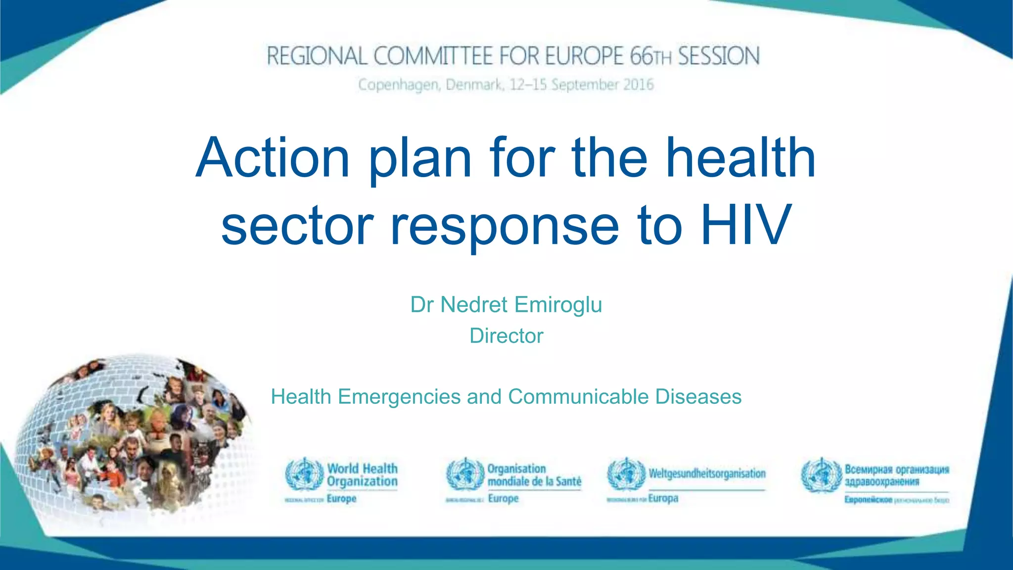 Presentation –Action plan for the health sector response to HIV | PPTX