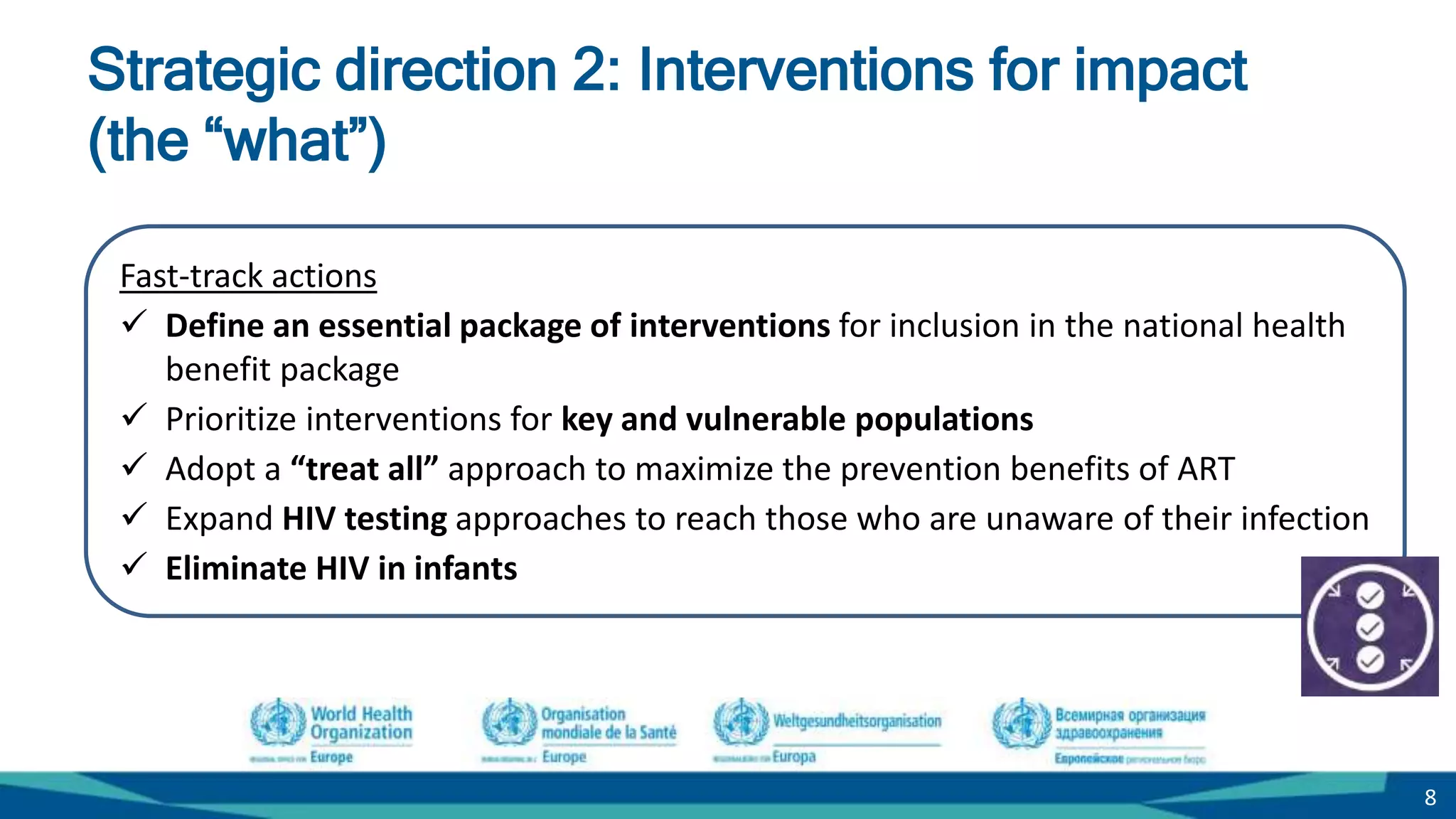 Presentation –Action plan for the health sector response to HIV | PPTX
