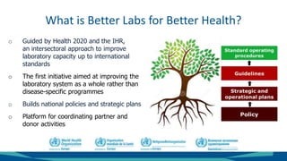 Presentation –Health laboratory strengthening: Better Labs for Better ...