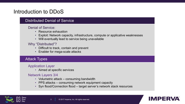 D3TLV17- Advanced DDoS Mitigation Techniques | PPTX | Information and ...