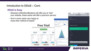 D3TLV17- Advanced DDoS Mitigation Techniques | PPTX | Information and ...