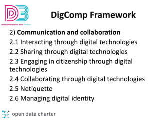 D3 Project: European Digital Competence Frameworks | PPT