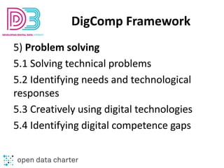 D3 Project: European Digital Competence Frameworks | PPT