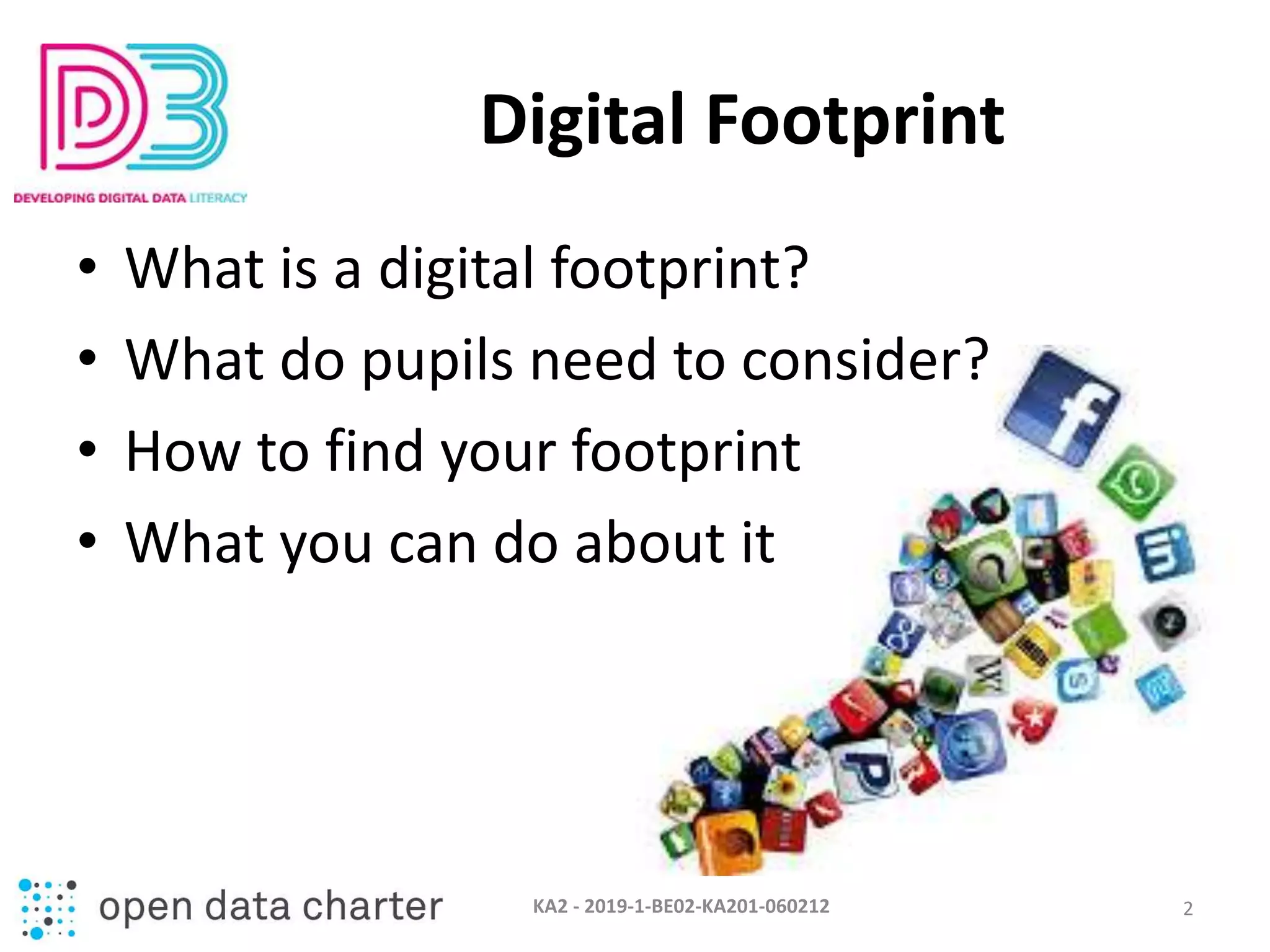 D3 Project: Digital Data Footprint | PPTX | Internet for Beginners ...