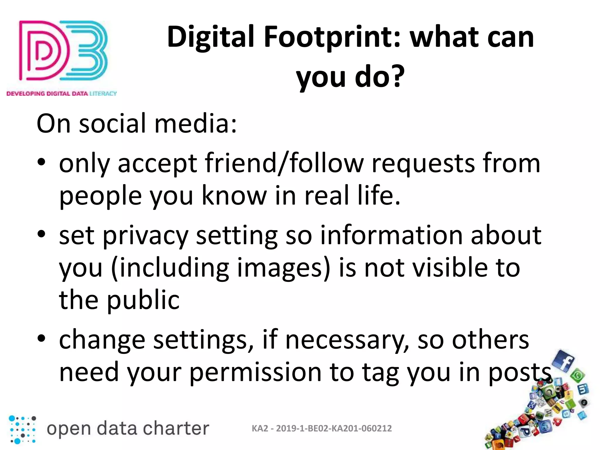 D3 Project: Digital Data Footprint | PPTX | Internet for Beginners ...