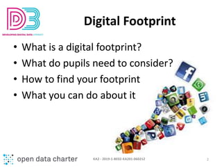 D3 Project: Digital Data Footprint | PPTX | Internet for Beginners ...