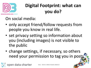D3 Project: Digital Data Footprint | PPTX