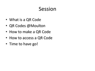 QR codes in the curriculum | PPTX