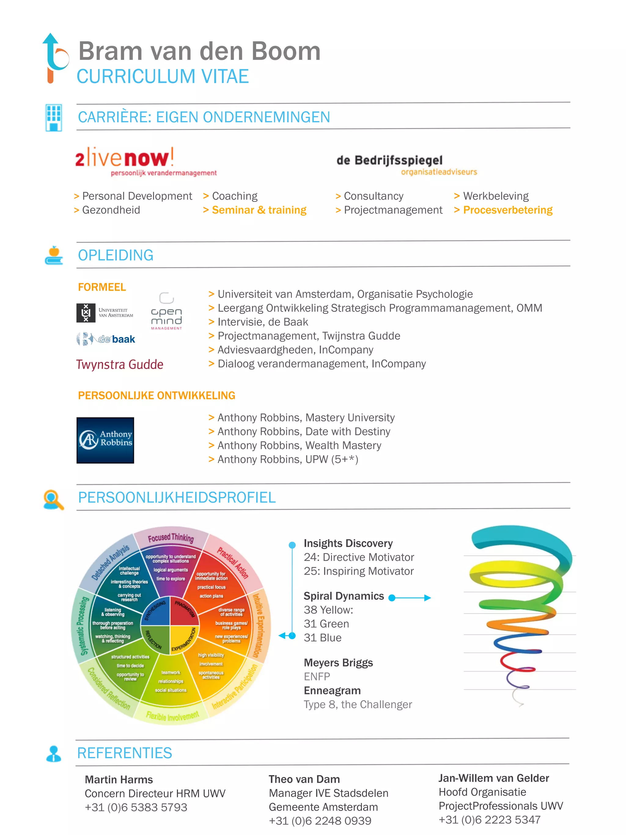 CV_Nederlands_Bram van den Boom | PDF