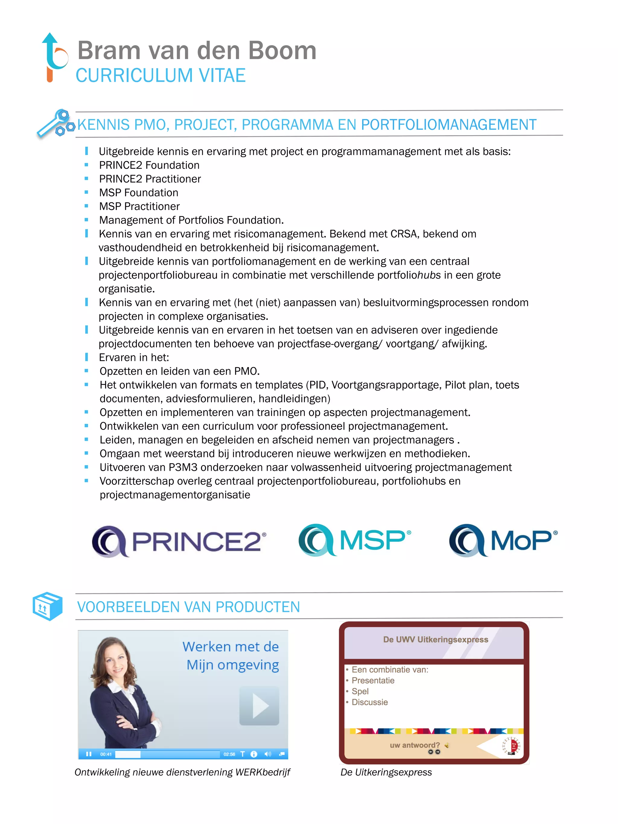 CV_Nederlands_Bram van den Boom | PDF