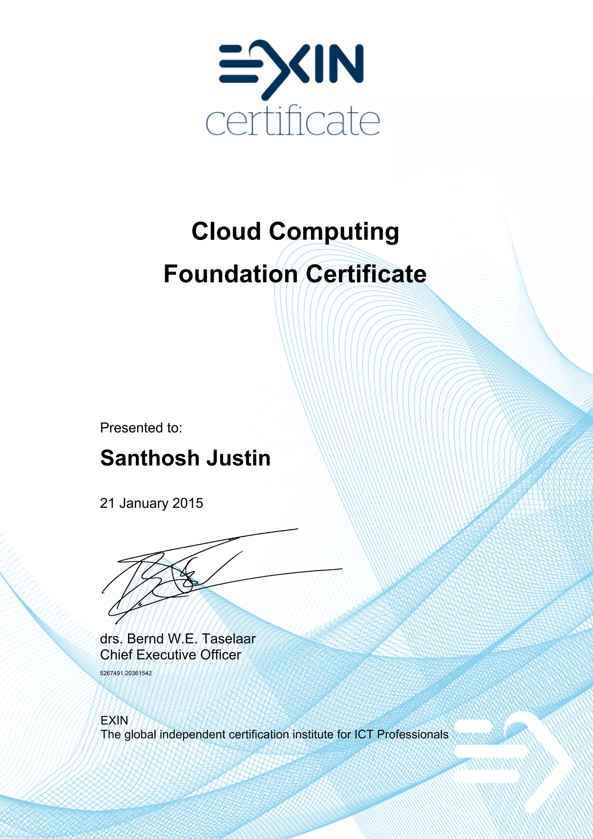 Cloud Cert EXIN | PDF | Business | Business and Finance