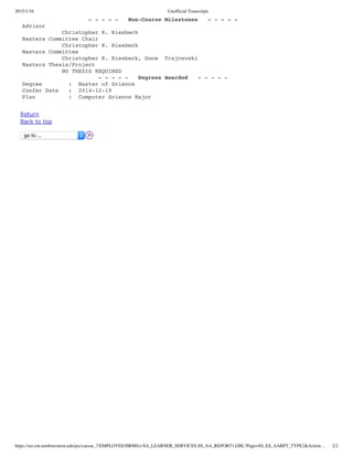 Yuchao Zhou_Transcript | PDF | Education