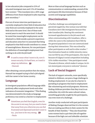 Immigrant Women Finding Meaningful Employment | PDF