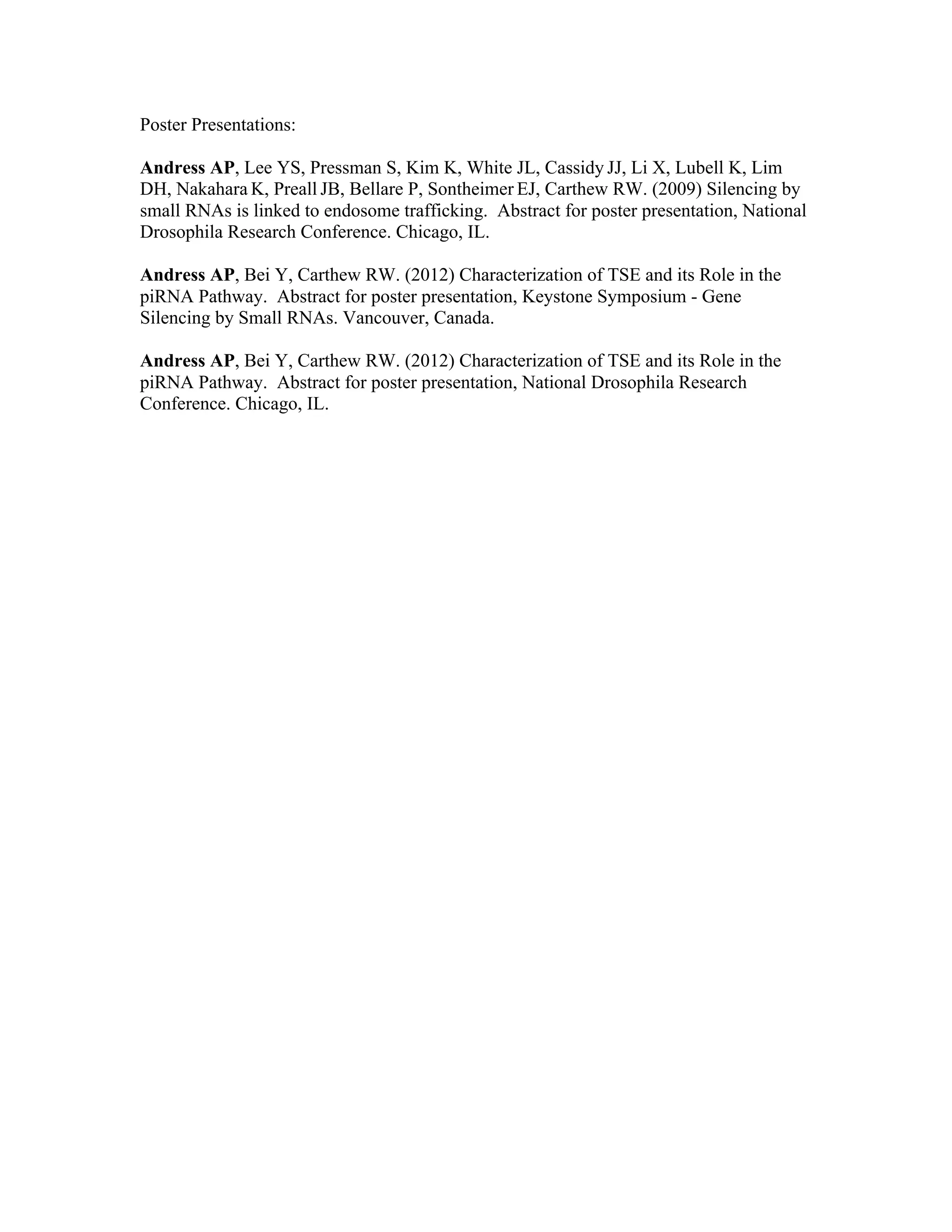 Poster Presentations-Northwestern | PDF