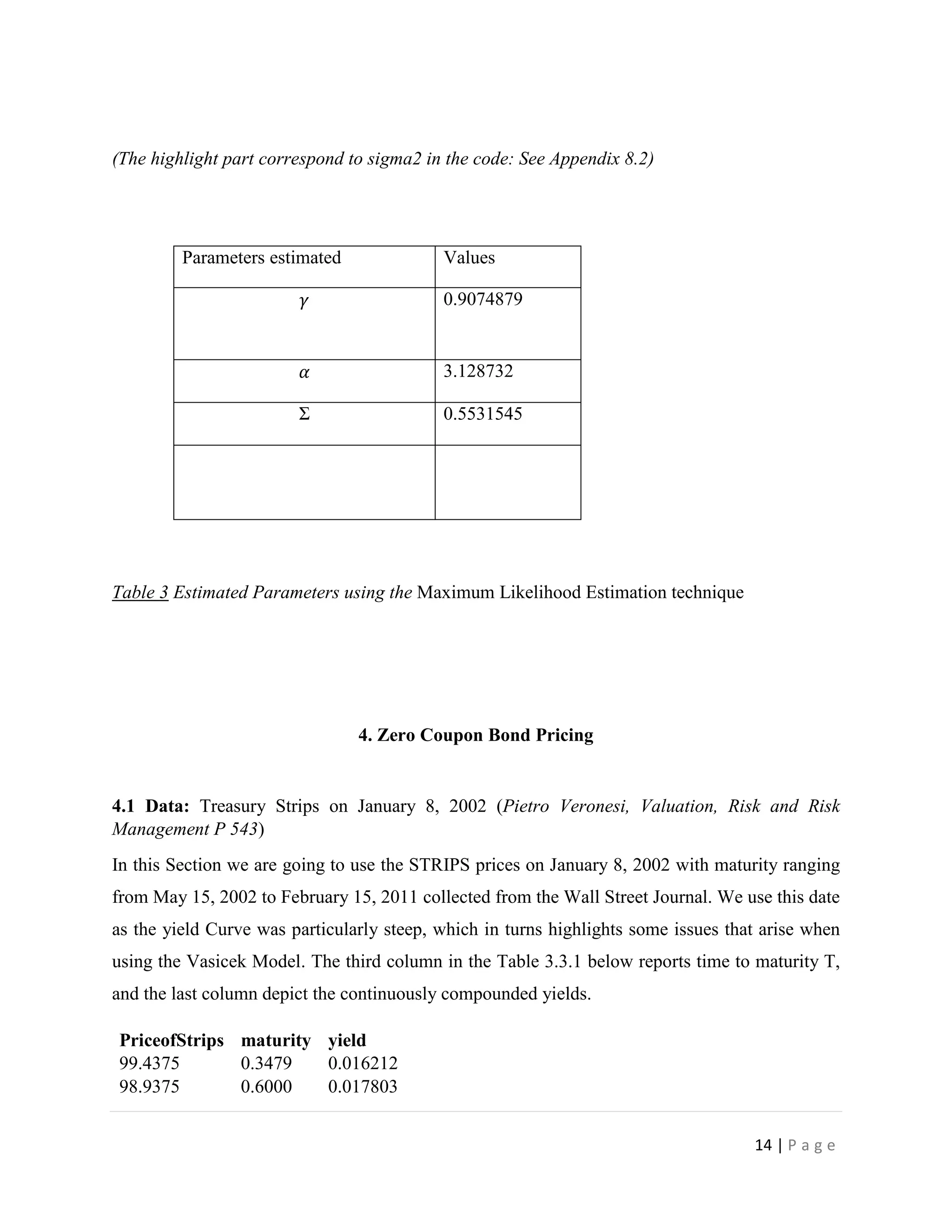 Vasicek Model Project | PDF