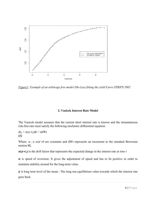 Vasicek Model Project | PDF