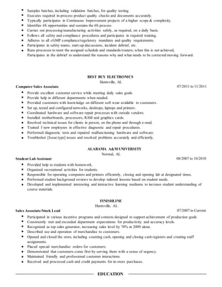 Braxton Resume | DOCX | Computing | Technology & Computing