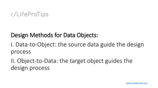 D316.01 Data Objects | PDF