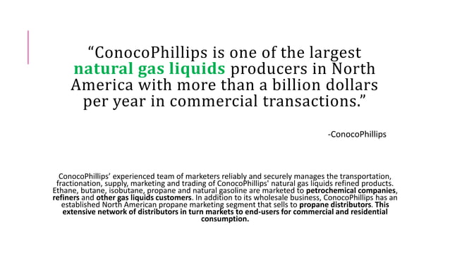 ConocoPhillips LinkdIn | PPT