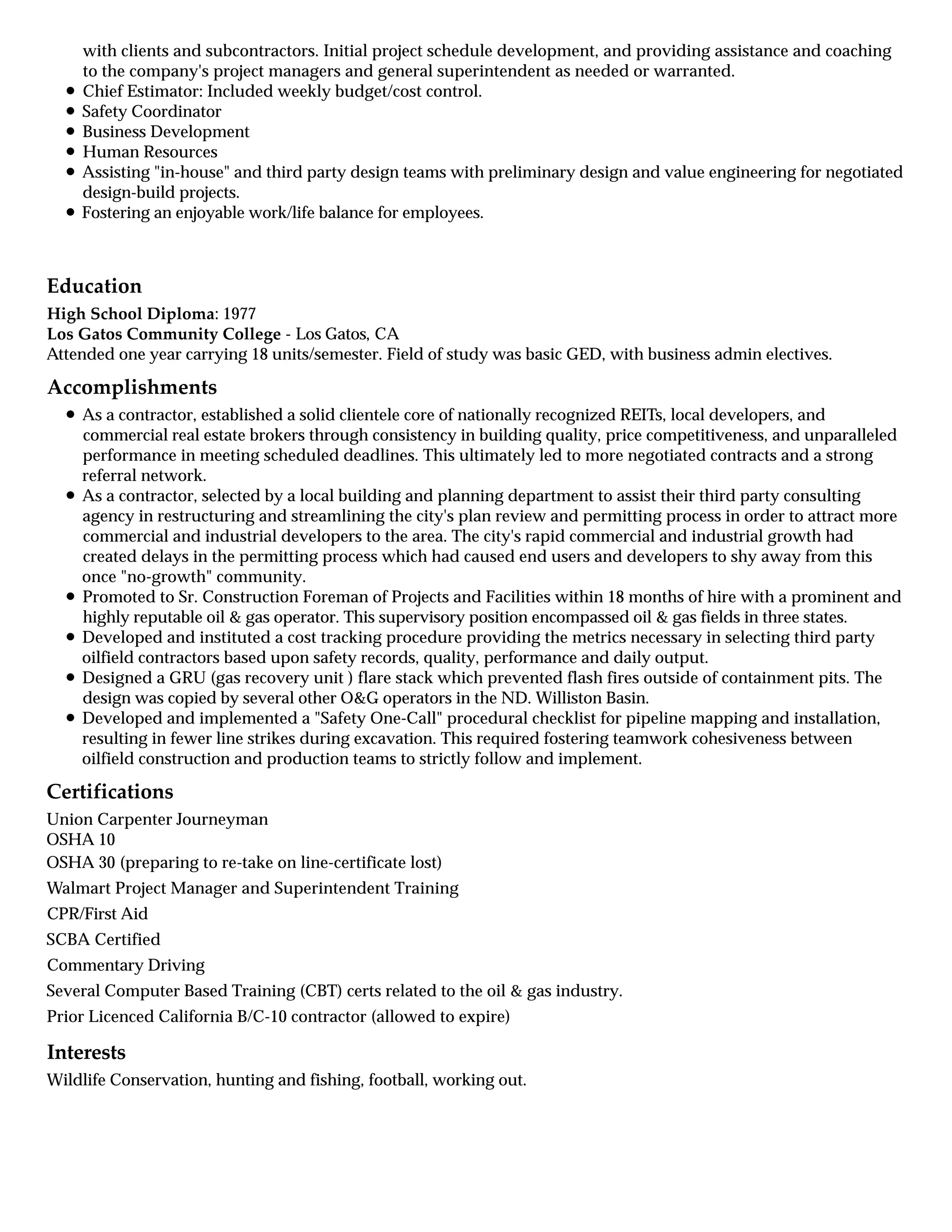 Michael Polito Resume Revised 7.17.16