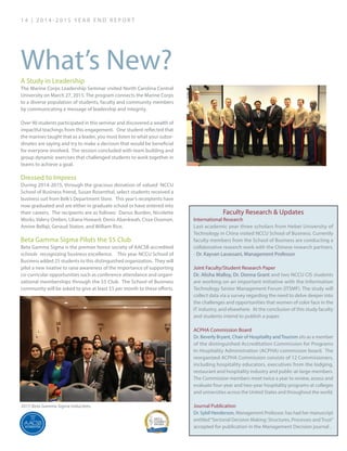 NCCU School of Business Year In Review | PDF | Undergraduate Education ...