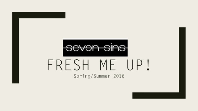 Fresh me up! | PPT