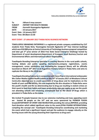 Health Indaba Report | PDF