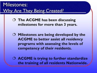 OB GYN Milestones Presentation_DHall_rev2 21 13 | PPTX