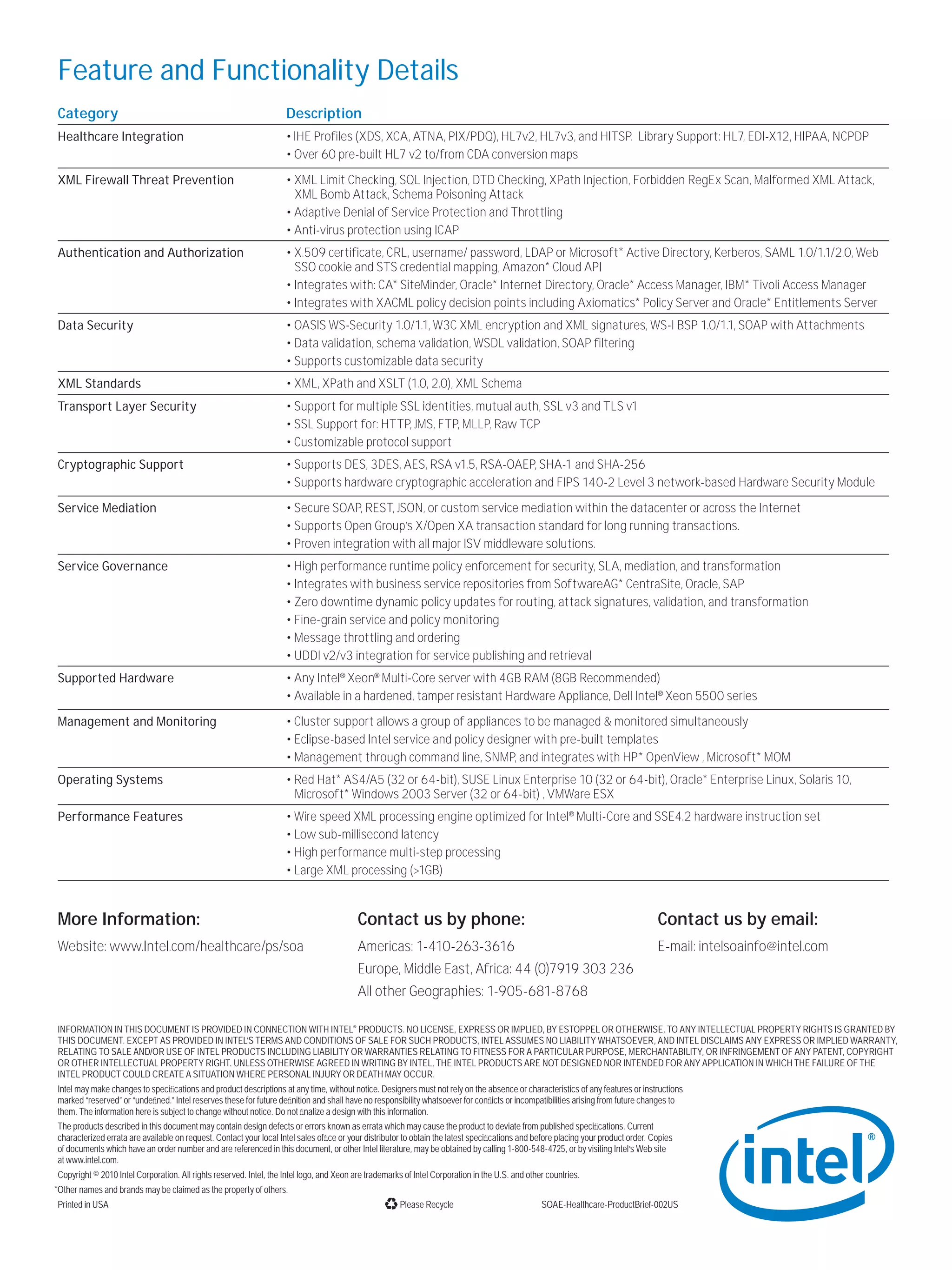 intel_soae-h_data_sheet | PDF