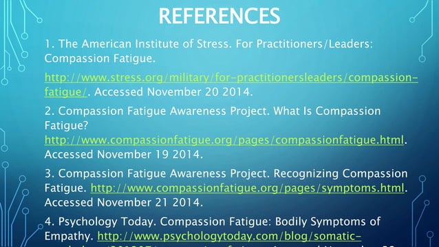 Compassion Fatigue PPT | PPTX