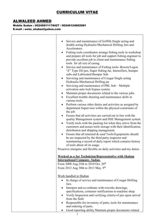 update c.v | DOCX