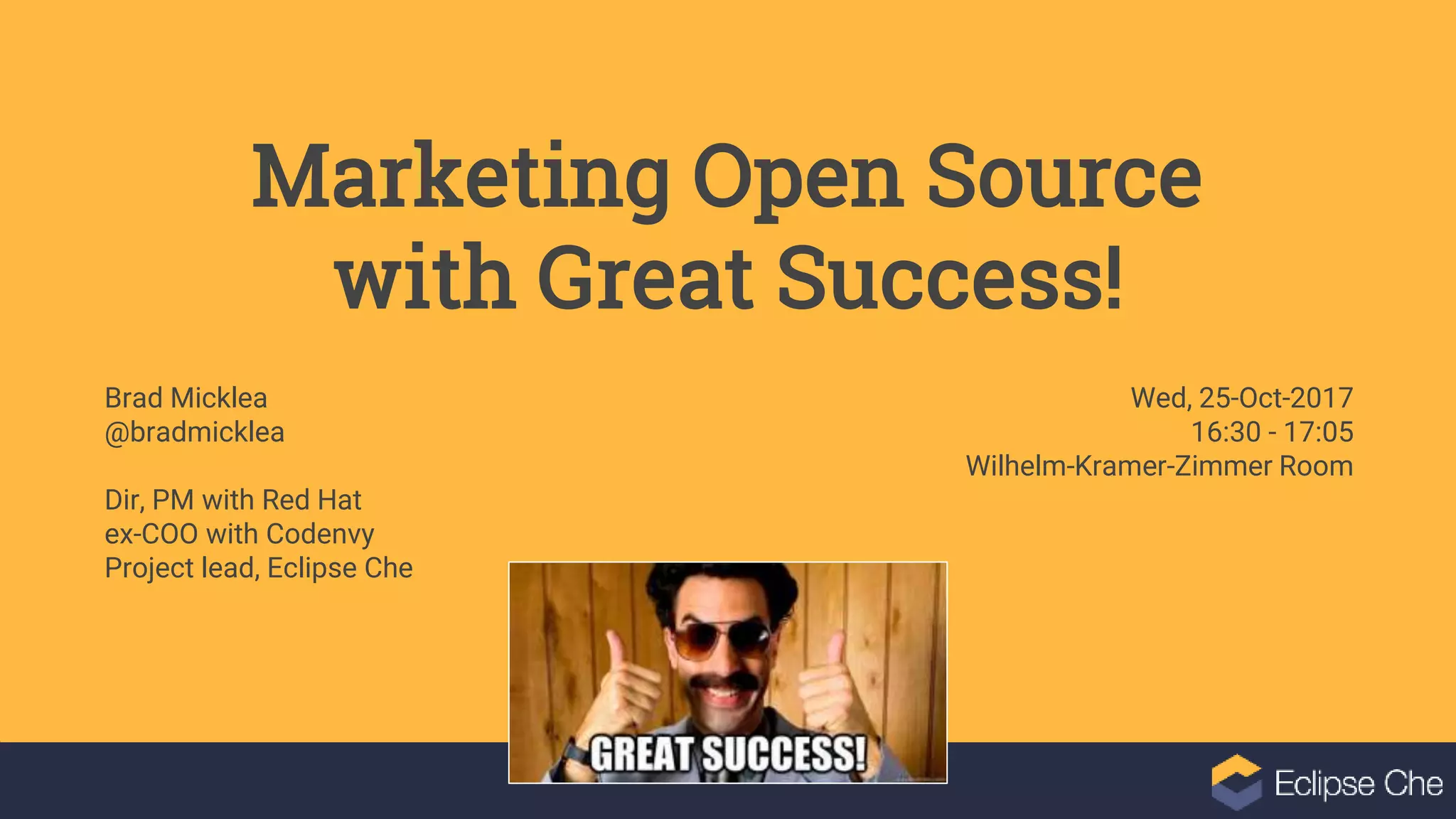 Marketing open source projects to great success! | PPT