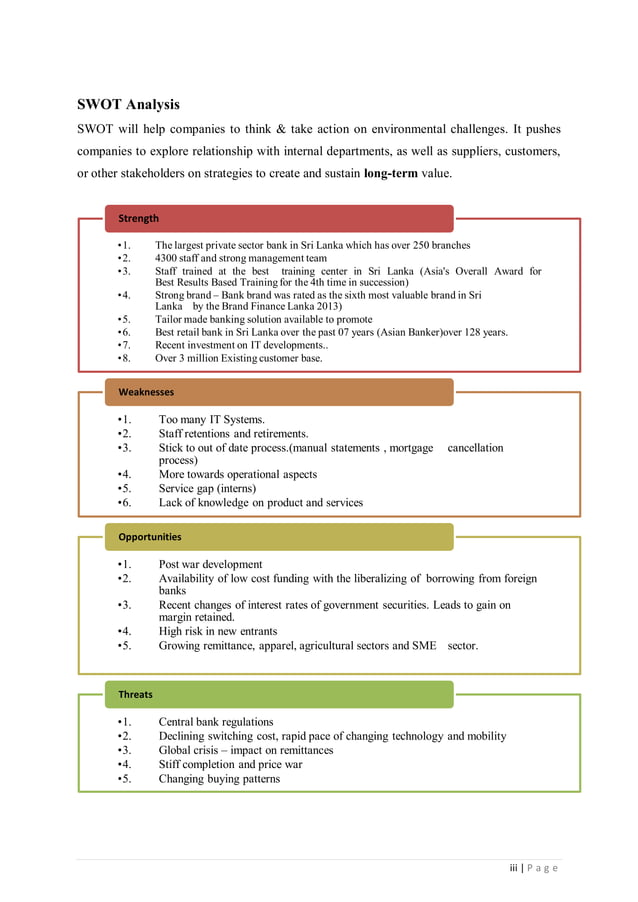 Sustanability and csr-way forward for HNB- SHANEL PERERA -07445. | PDF