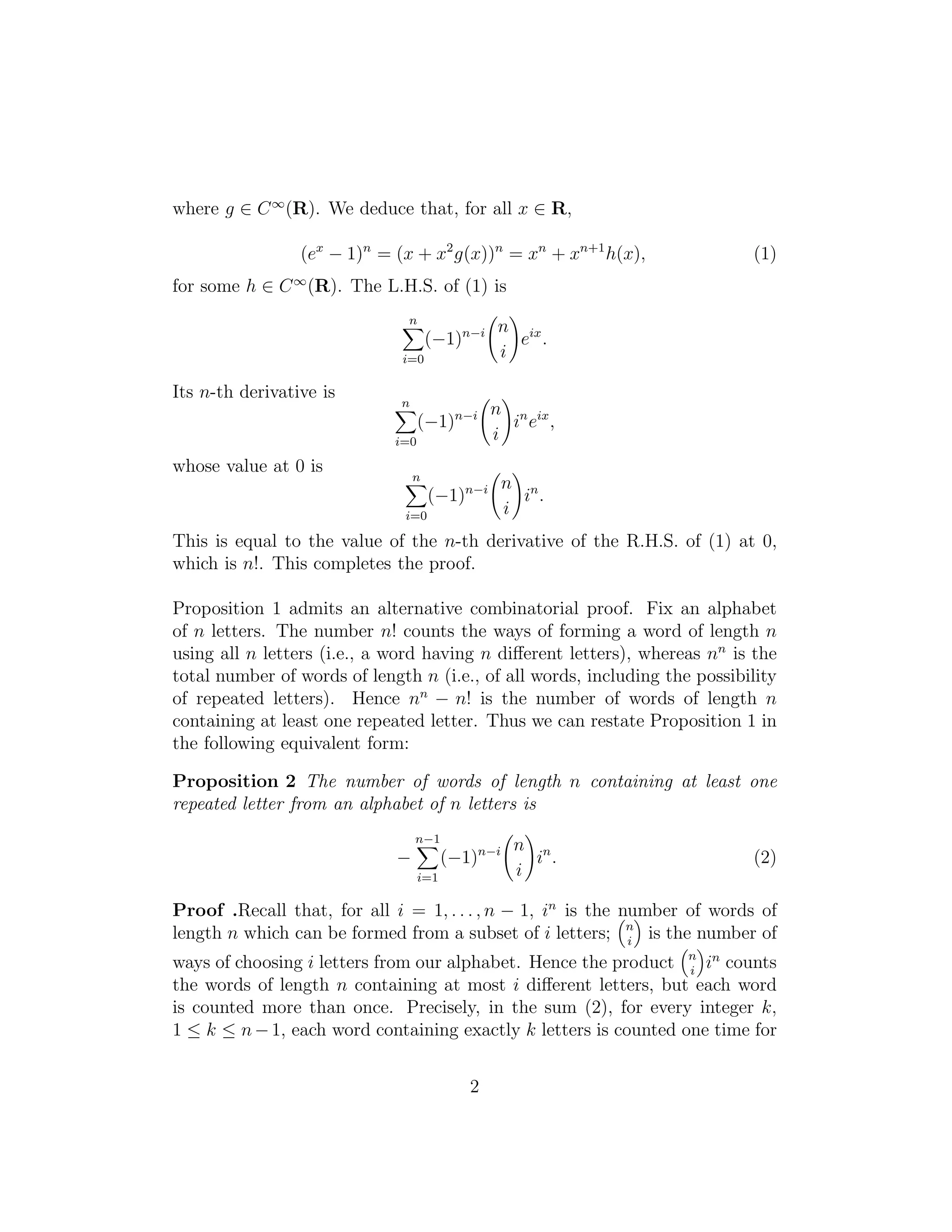 Factorials as sums | PDF