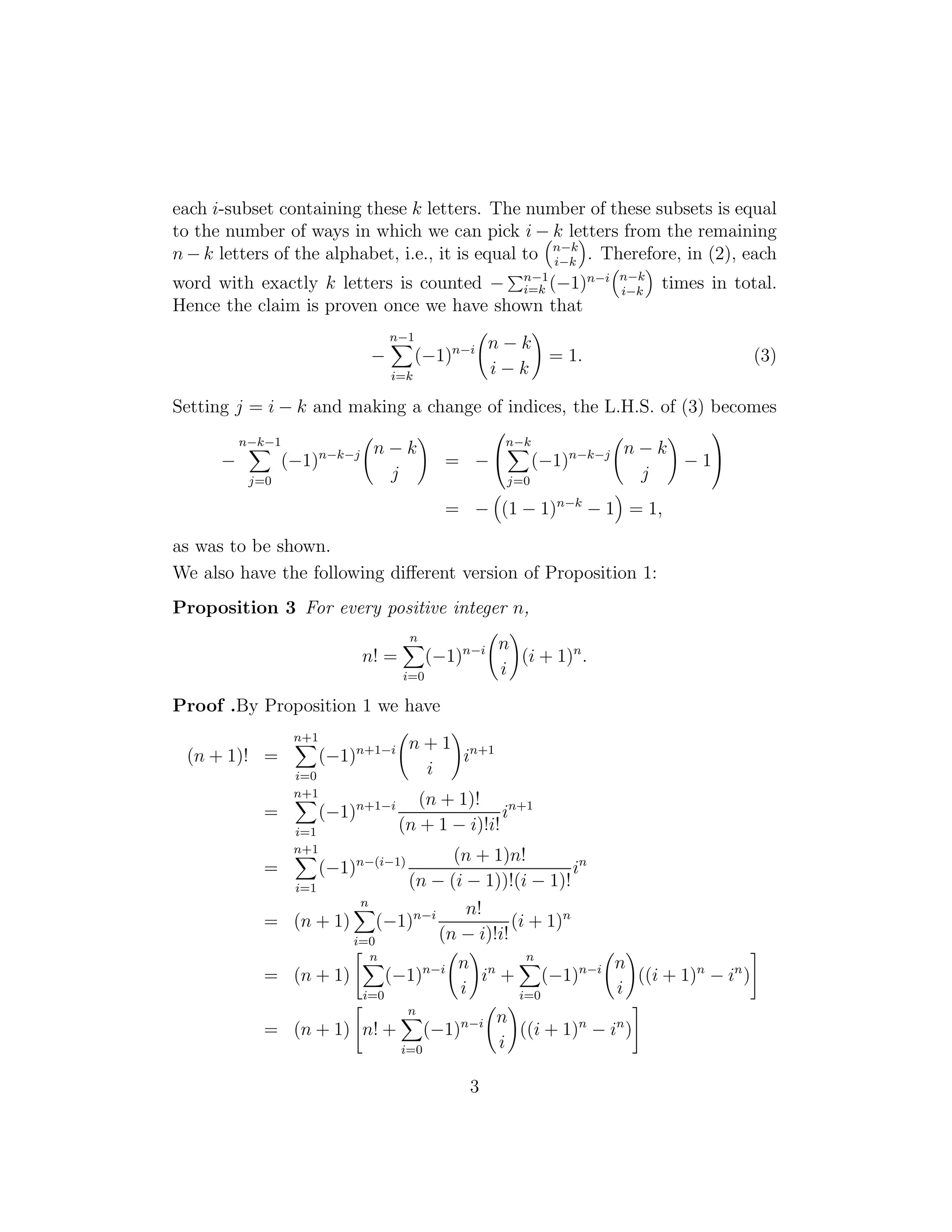 Factorials as sums | PDF